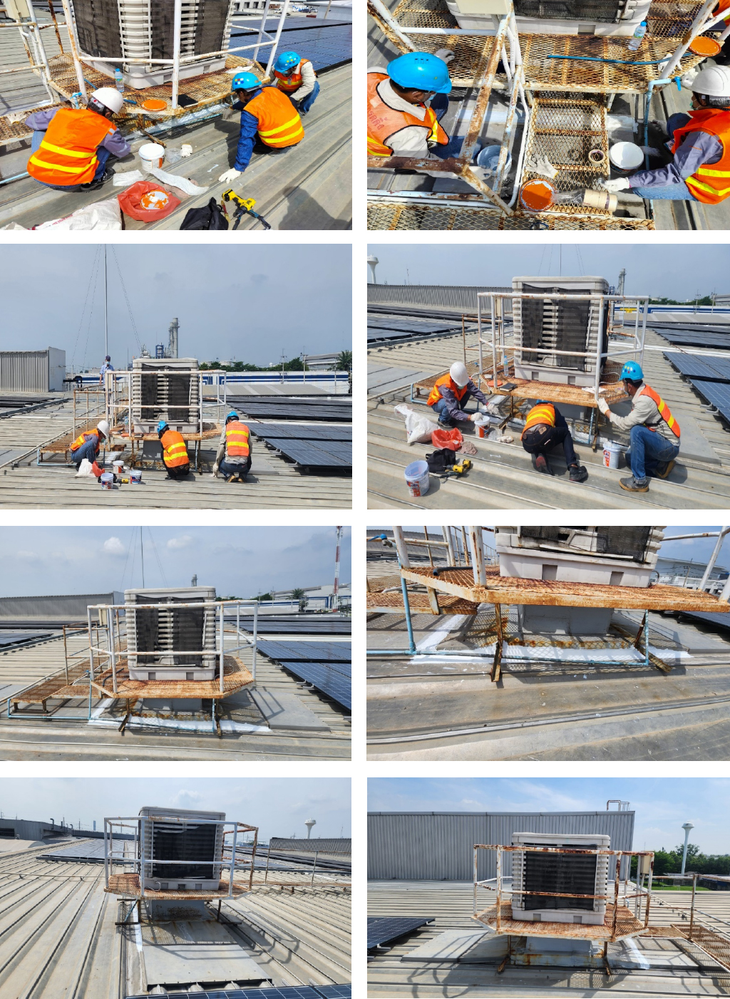 งานซ่อมหลังคารั่ว บริเวณEvaporative Ware House | บริษัท เอ็นทีพี เอ็นจิ ...